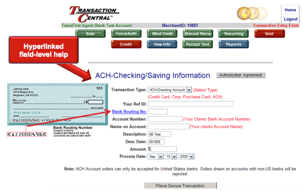 tc_ACH - Host Merchant Services - Credit Card Processing and Point of ...