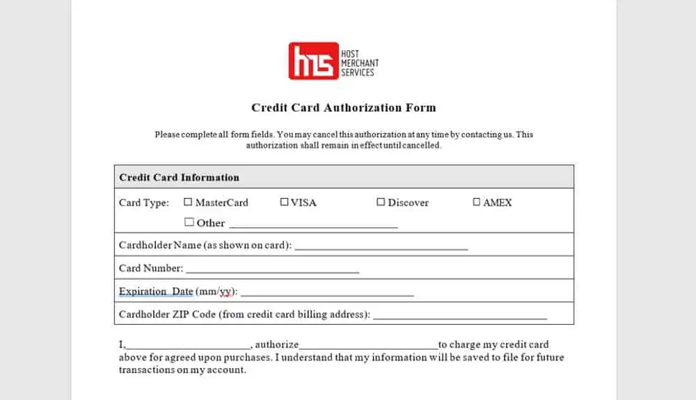 What is a Credit Card Authorization Form? - 4 Important Things To Know