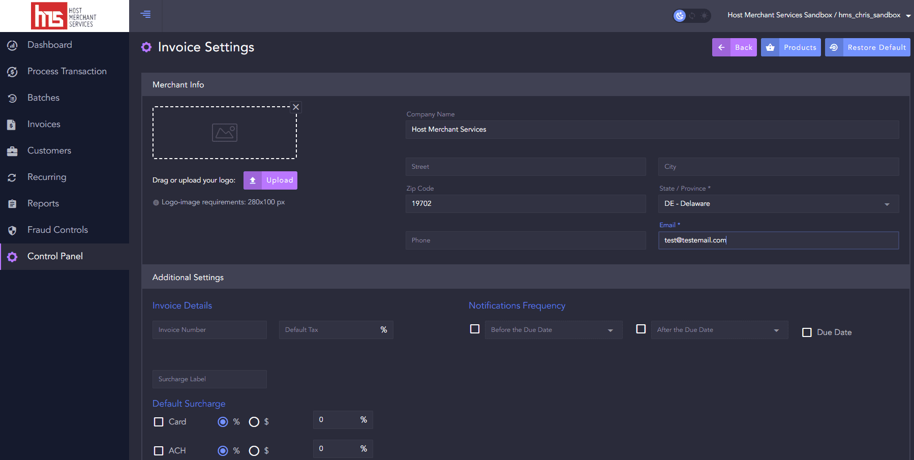 HMS Pay | Host Merchant Services