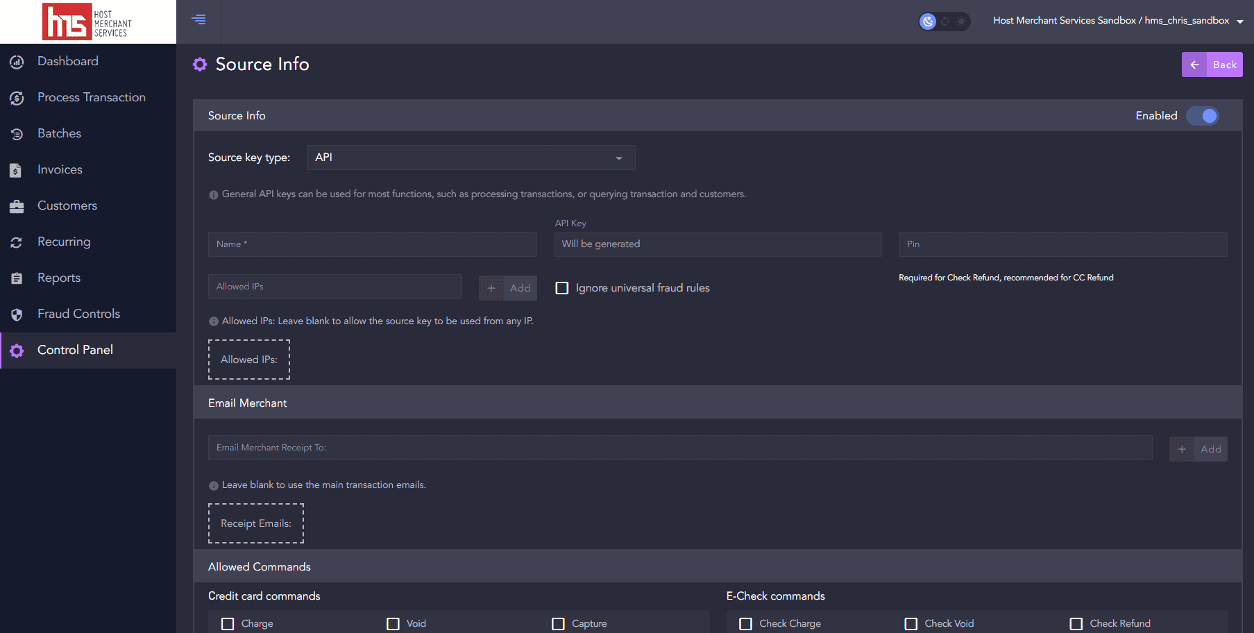 HMS Pay | Host Merchant Services