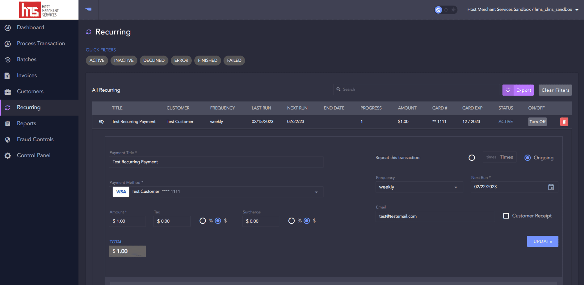 HMS Pay | Host Merchant Services