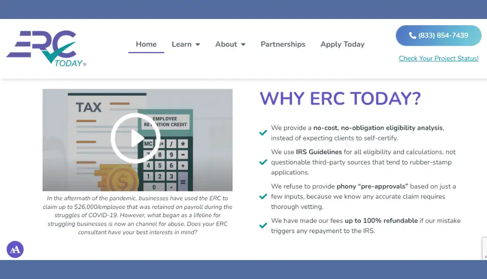 ERC Today Review 2024 - Fees, Services, and Benefits