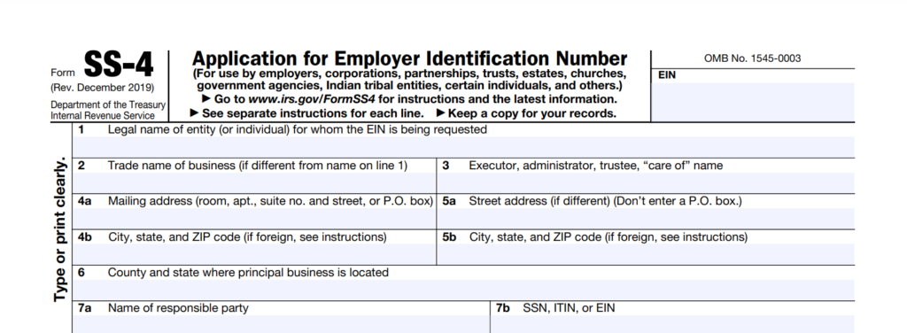 What is an SS4 Form? | Host Merchant Services