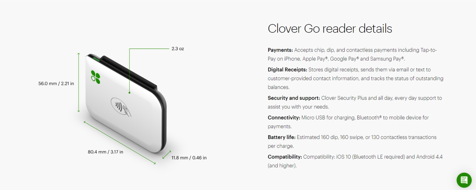 Clover Go Card Reader Review 2025 | Host Merchant Services - Credit ...