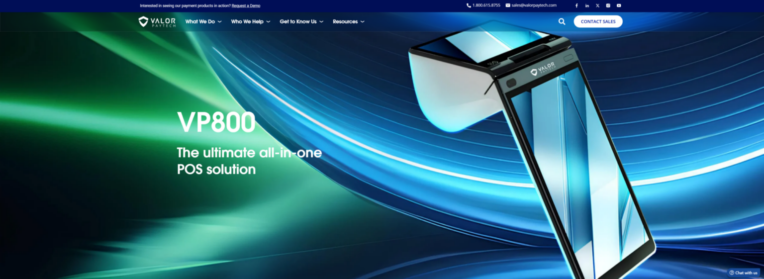 Valor VP800 Features and Specifications | Host Merchant Services ...